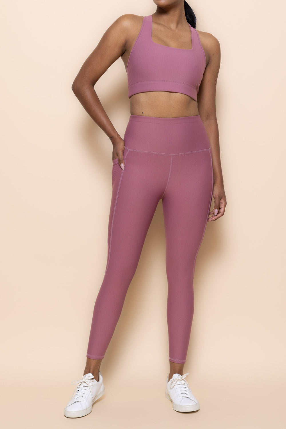 Next Level Tight | Blush Pink Next Level Tight Tights Activewear Online ...