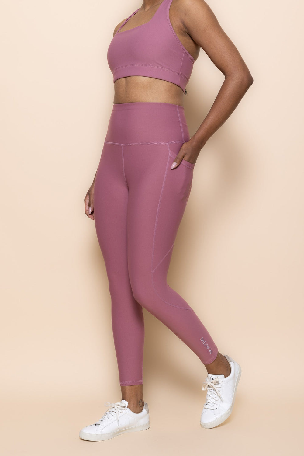 Next Level Tight | Blush Pink Next Level Tight Tights Activewear Online ...